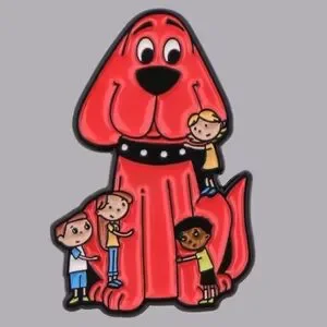 Accessories | Clifford The Big Red Dog Cartoon Metal Pin 219 | Poshmark